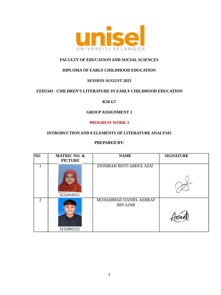 Week 4 Assignment 1 Progress Update | PDF | Narration | Aesop