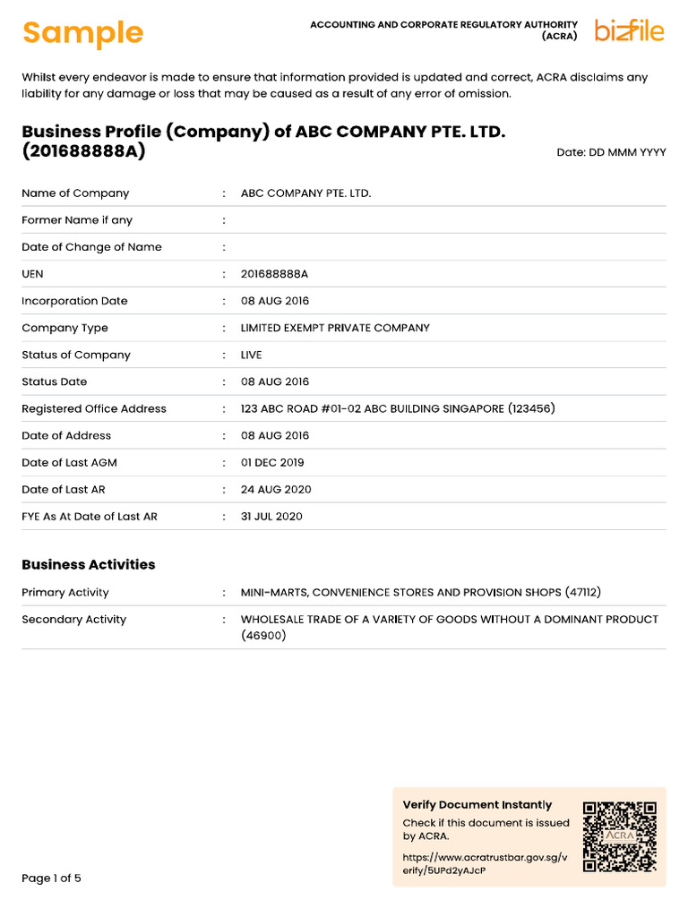 BP (Co) Sample | PDF