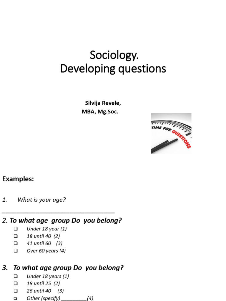Lecture 5 | PDF | Knowledge | Survey Methodology