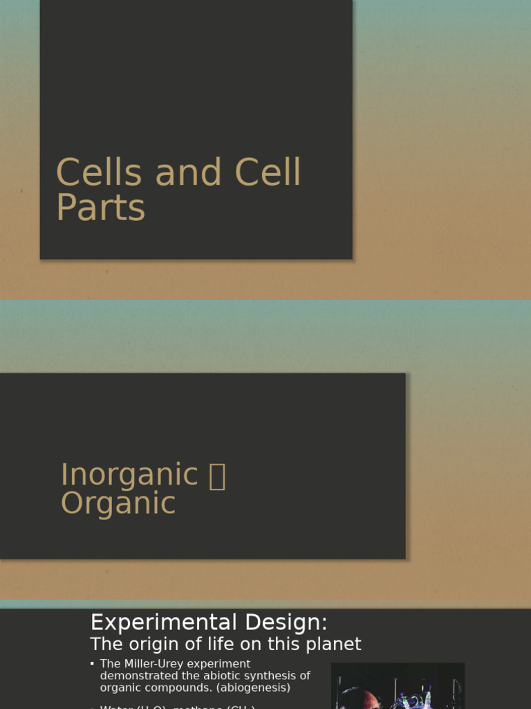 Honors Cells and Cell Parts | PDF | Cell (Biology) | Abiogenesis