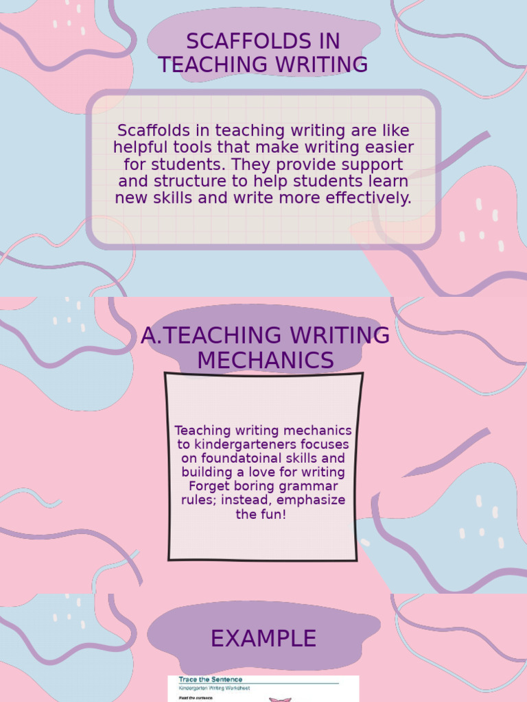 Scaffolding Writing | PDF | Behavior Modification | Cognitive Science