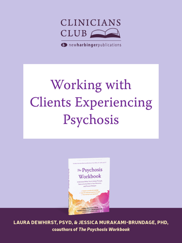Clinicians Club Working With Clients Experiencing Psychosis | PDF ...