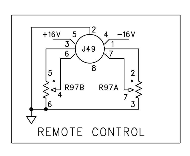 SCH Remote Fader Pin Out | PDF