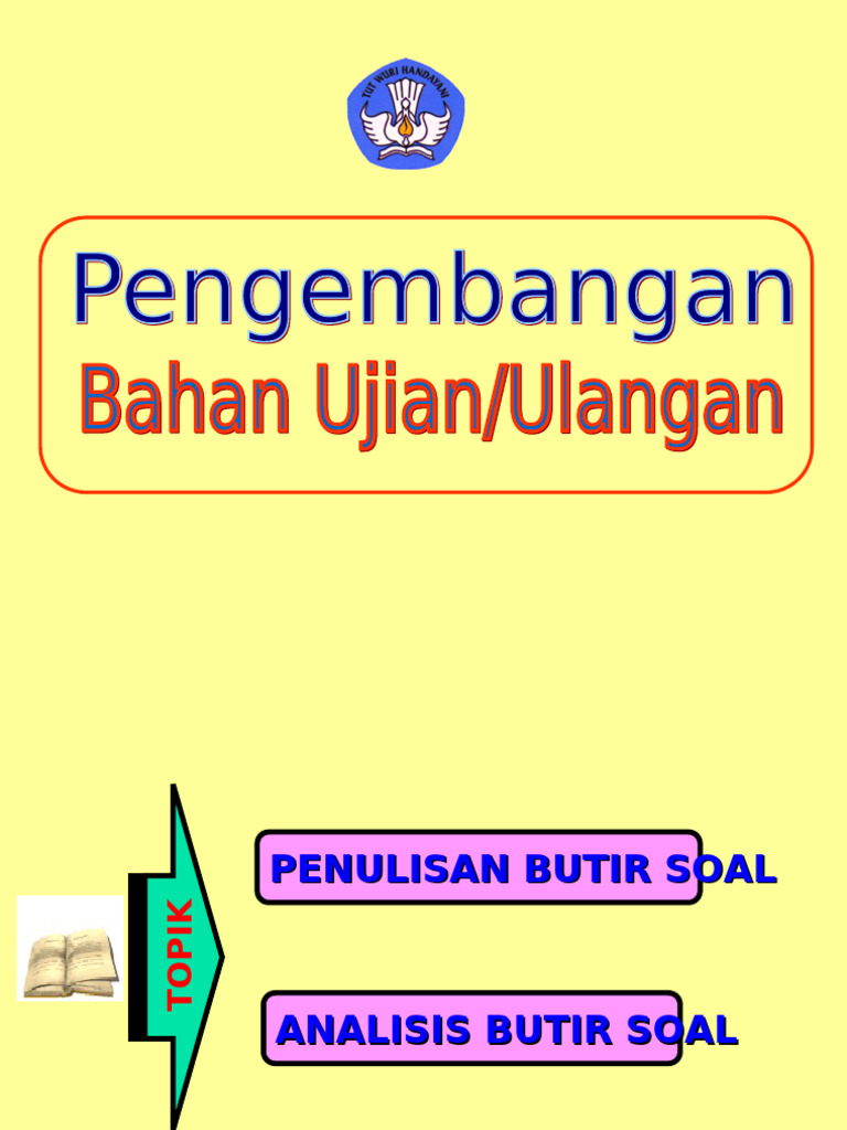 Panduan Penulisan Butir Soal Tes | PDF