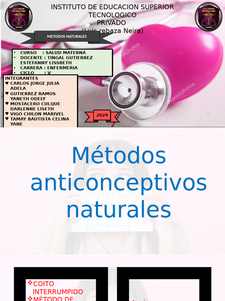 Metodo Natural | PDF | Menstruación | Control de la natalidad