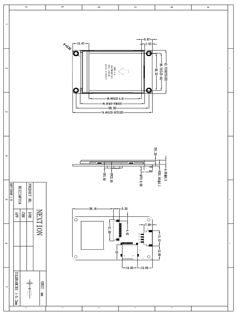 NX3224F024 Dimension | PDF