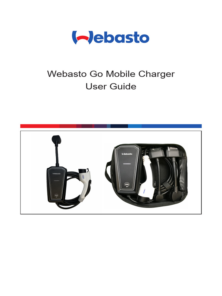 Webasto Go Mobile Charger User Guide | PDF | Battery Charger | Ac Power ...