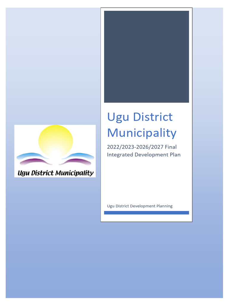 FINAL UGU 2022-2023 To 2026-2027 IDP | PDF | Environmental Health ...