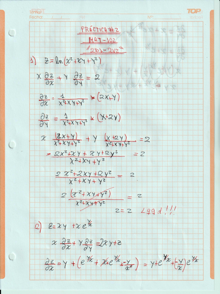 Practica 2 Mat 102 2V2 2D1 | PDF