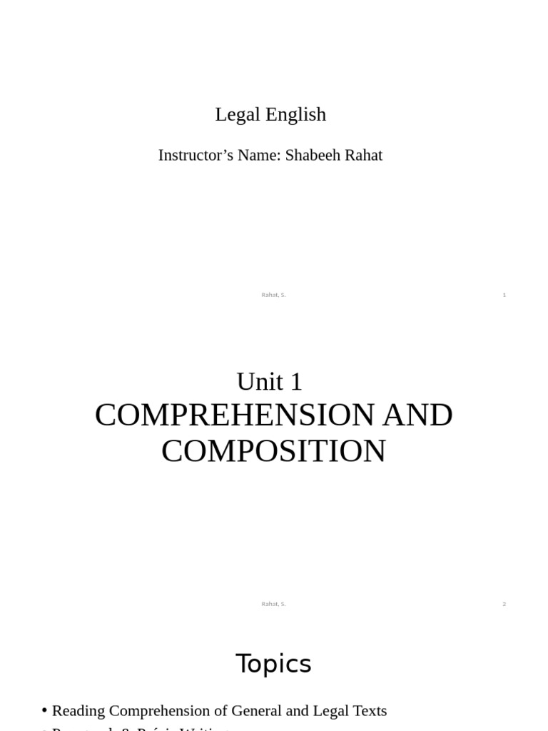 Unit 1 | PDF