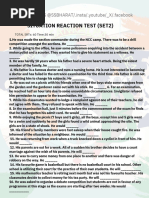 SRT Practice Set - 1 | PDF