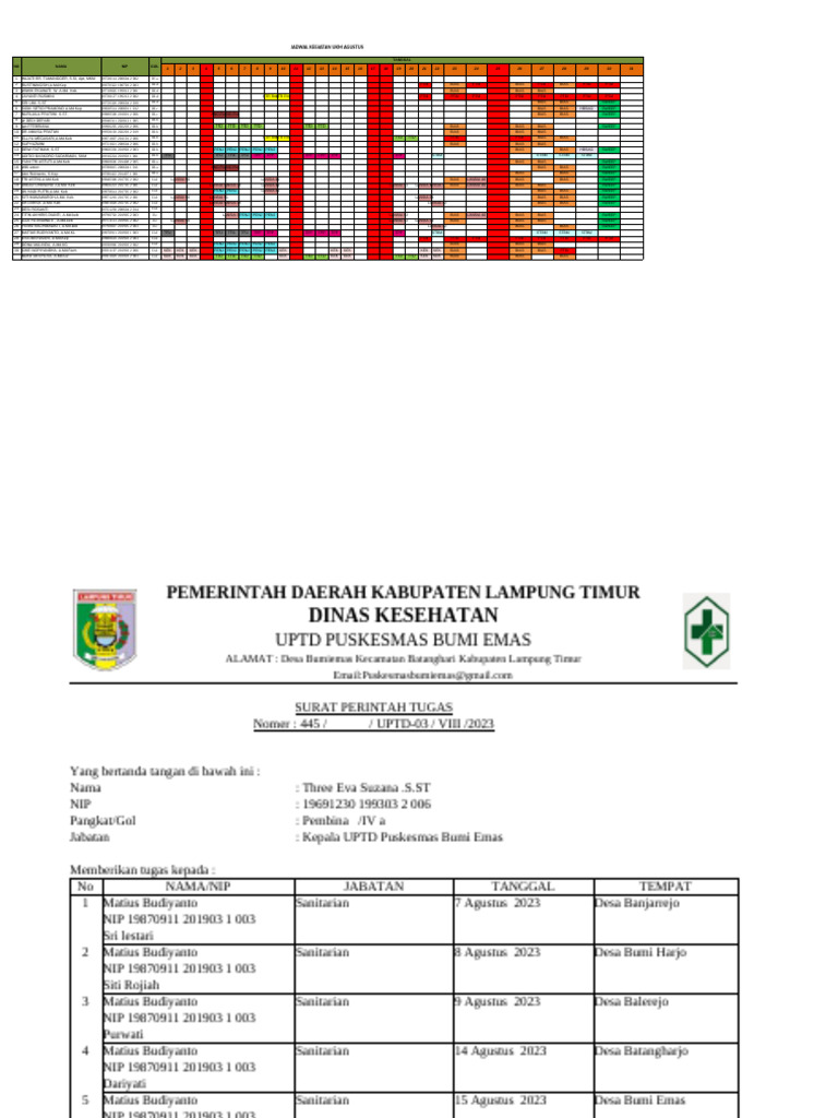 8. Keg Agustus konfirm | PDF