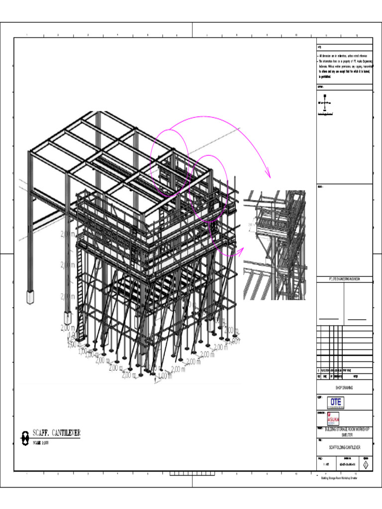 SCAFFOLDING PLAN-Model | PDF
