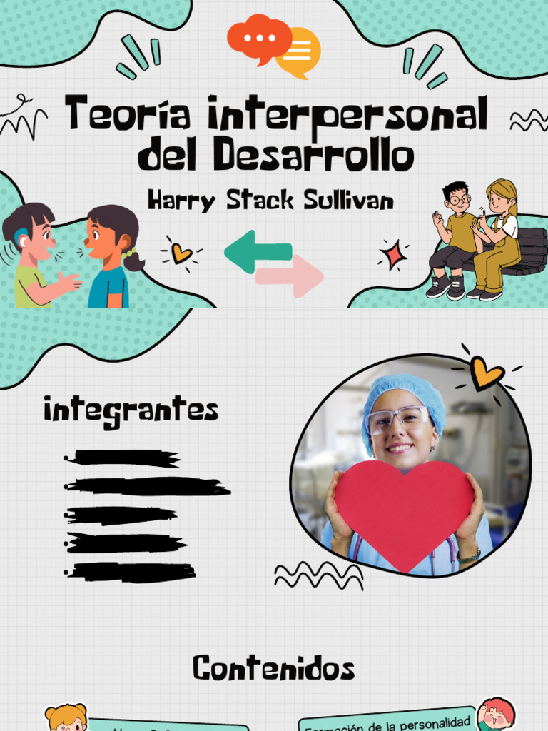 Teoría Interpersonal Del Desarrollo: Harry Stack Sullivan | PDF ...