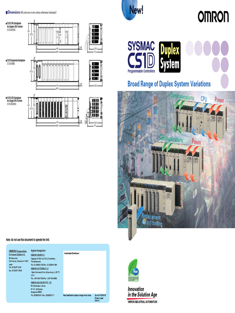 CS1D | PDF | Programmable Logic Controller | Computer Architecture