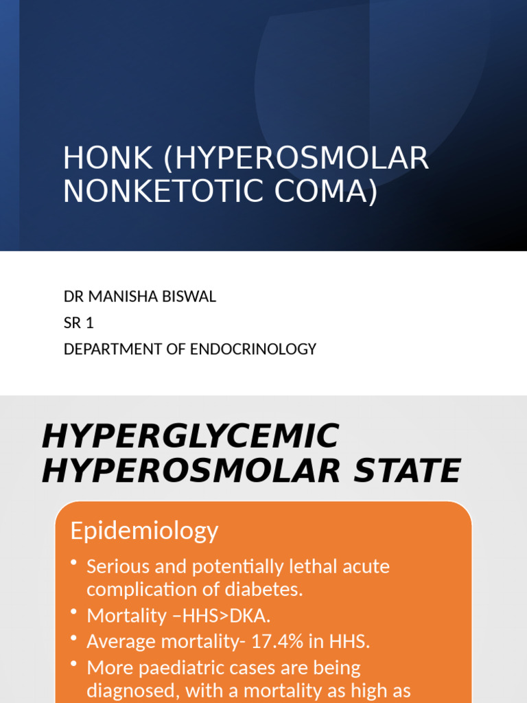 Honk | PDF | Diabetes | Medical Specialties