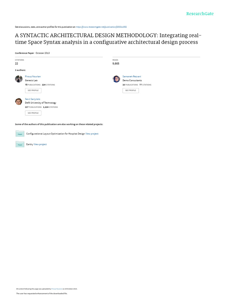 A Syntactic Architectural Design Methodology | PDF