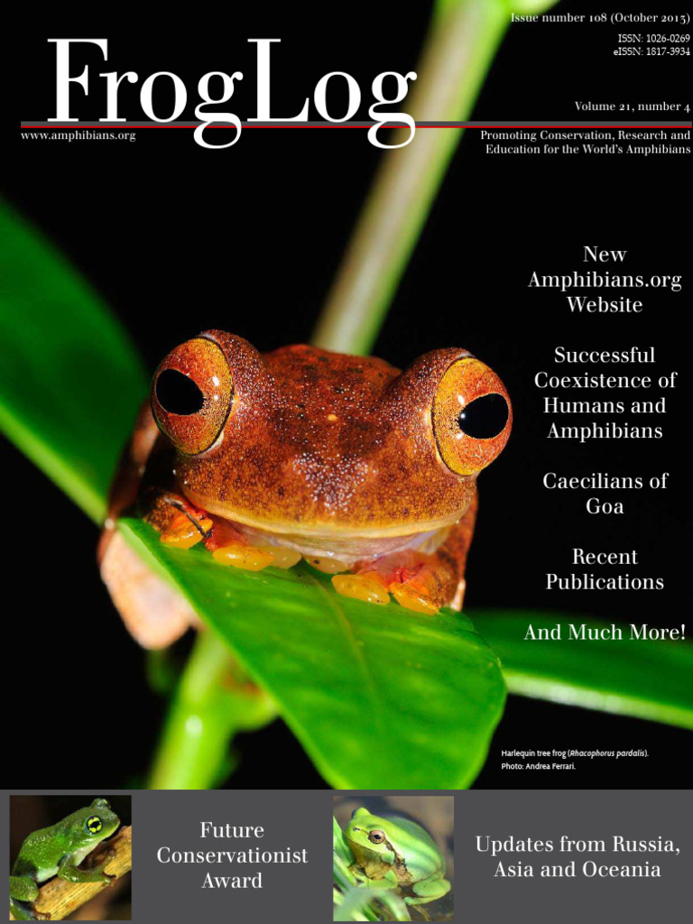 FrogLog 108: Amphibian Conservation Updates | PDF | Conservation ...