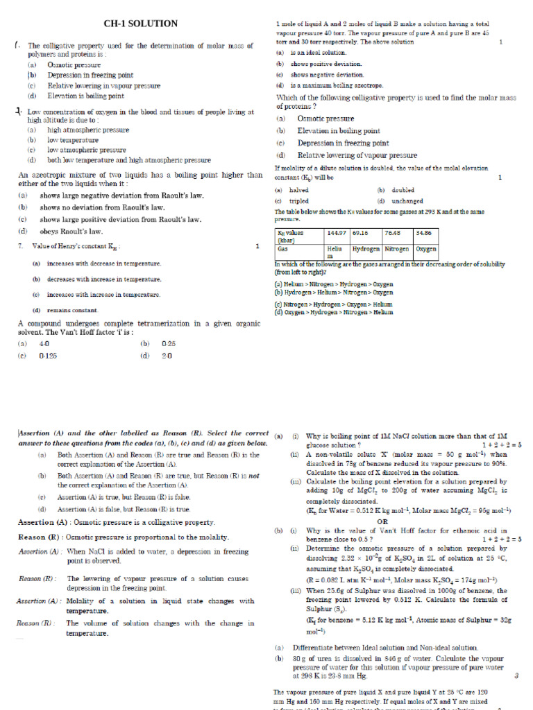 Ch 1 Solution | PDF