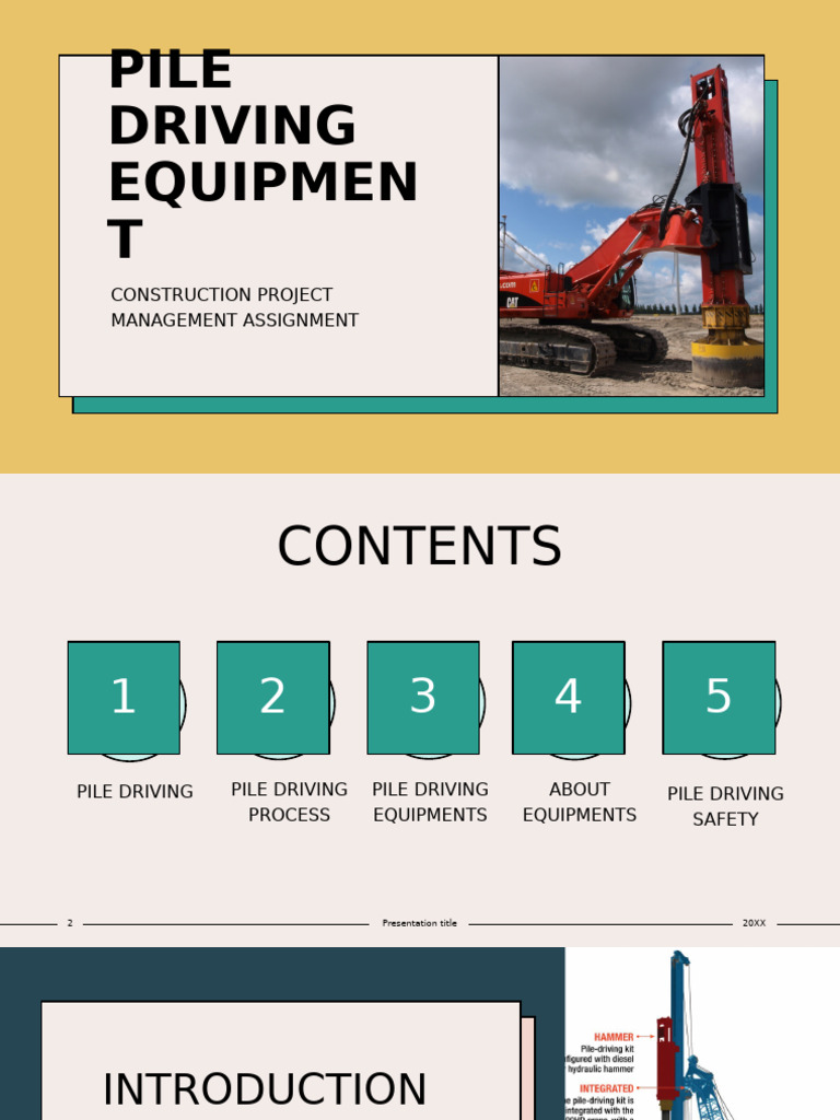 Pile Driving | PDF | Deep Foundation | Civil Engineering