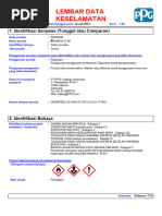 MSDS Thinner | PDF
