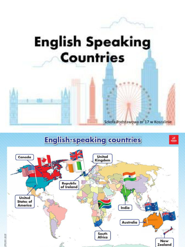 English Speaking Countries | PDF