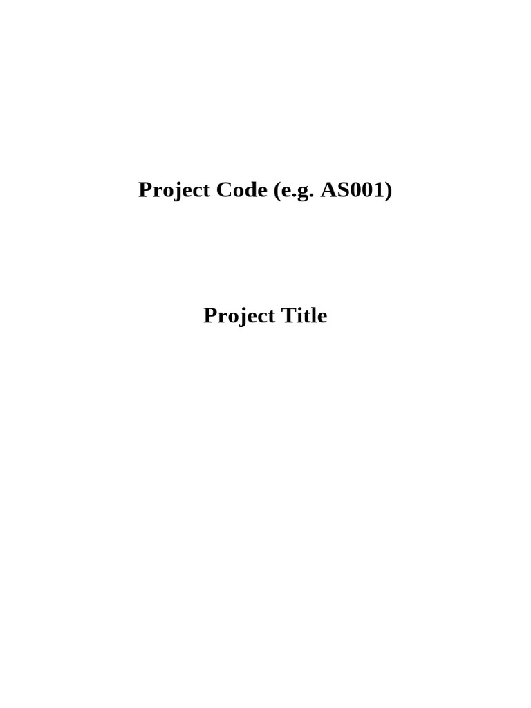 Ssef 2025 Project Report Template | PDF