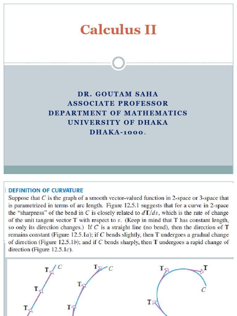 Calculus II Course Overview | PDF