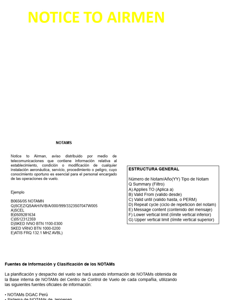 NOTAMS | PDF | Seguridad de la aviación | Aviación