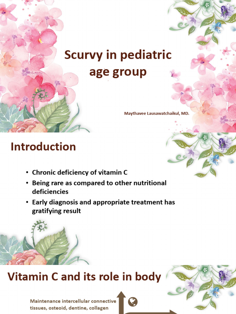 Scurvy | PDF | Vitamin C | Vitamin