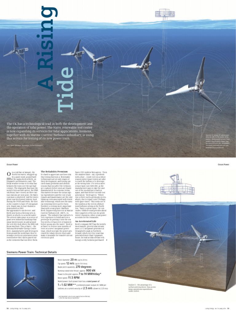 Tidal Power Innovations at Narec | PDF | Nature | Renewable Energy