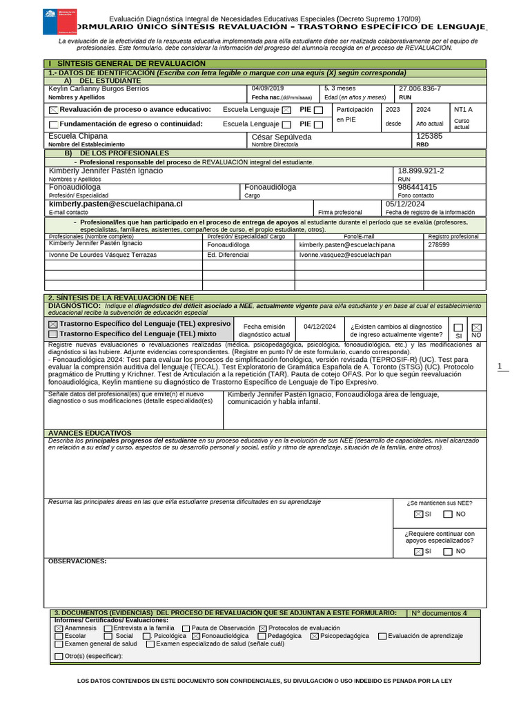 Keylin Burgos | PDF | Evaluación | Aprendizaje