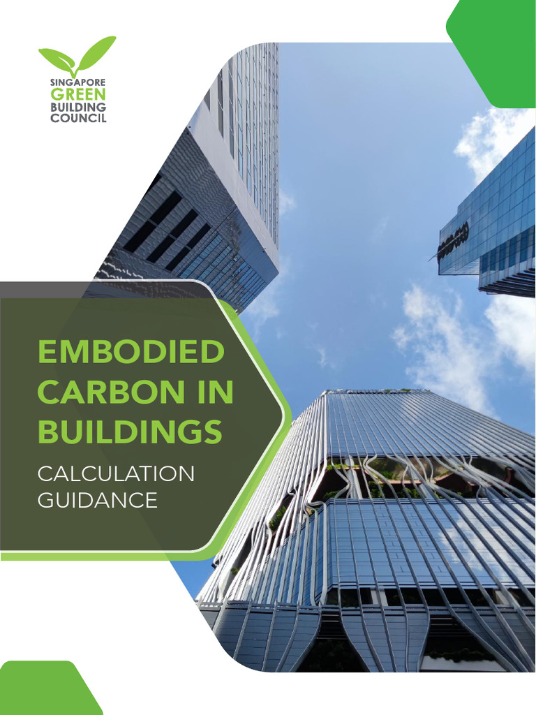 SGBC Embodied Carbon Guide | PDF | Concrete | Life Cycle Assessment