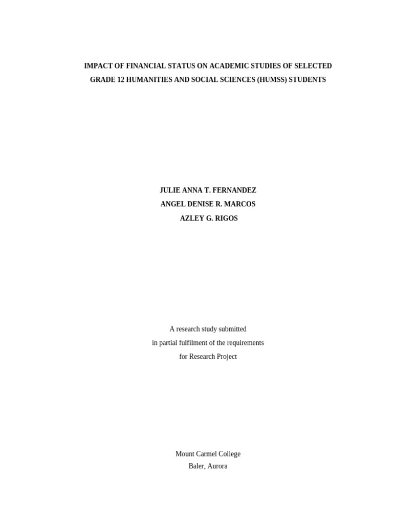 Template Title Page | PDF