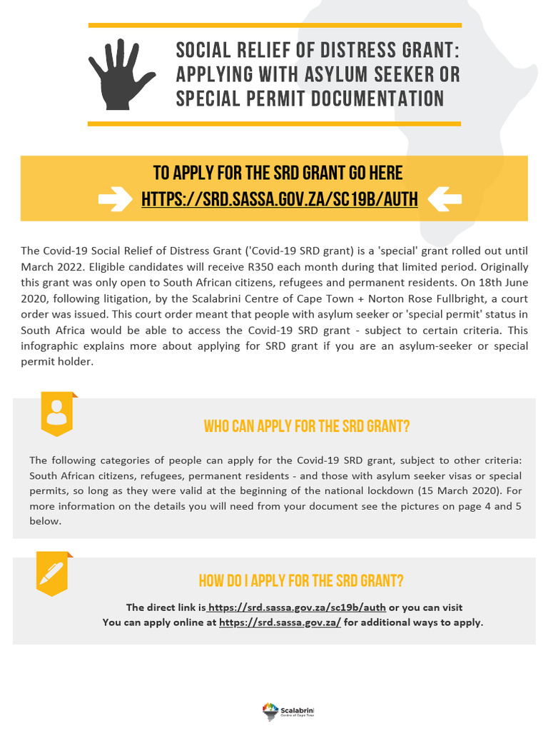 SRD-GRANT-INFOGRAPHIC (1) | PDF | Asylum Seeker | Immigration