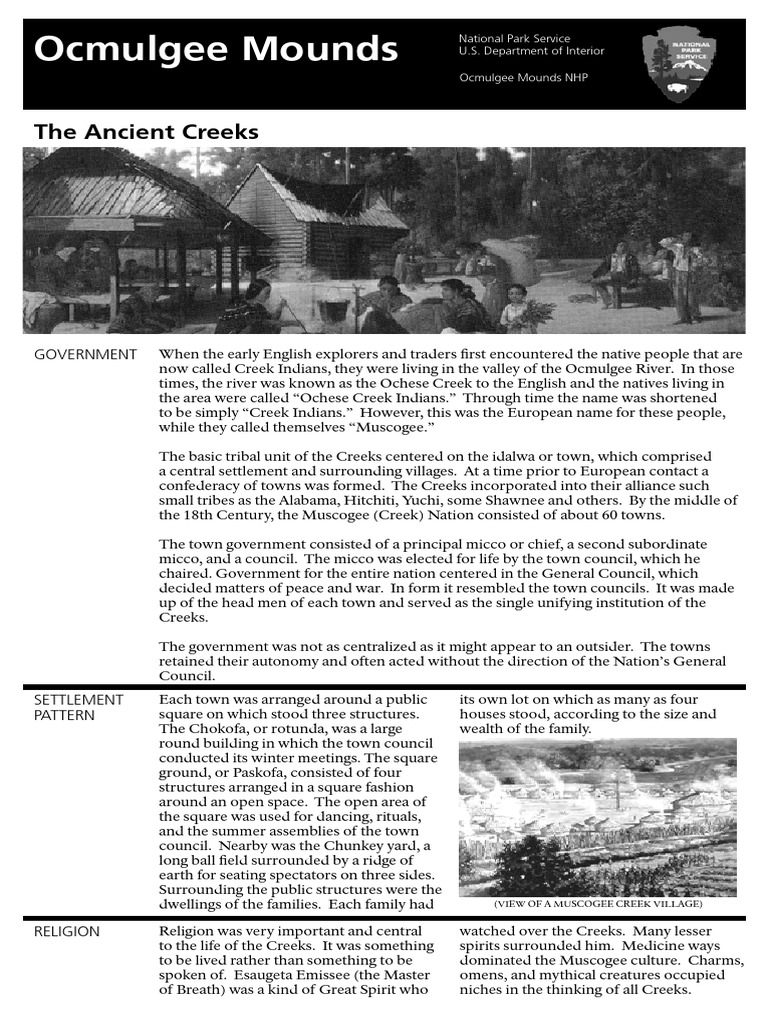 Accessible-Ancient-Creeks | PDF | Muscogee | Indigenous Peoples Of ...