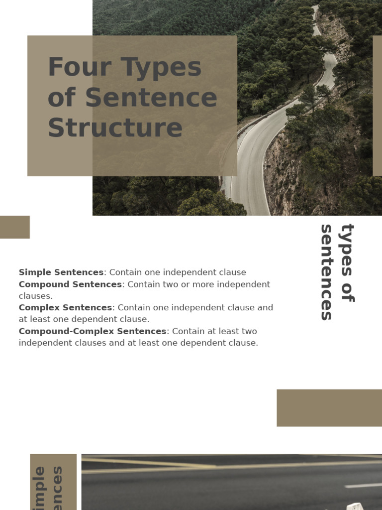 Types of Sentence Structure | PDF