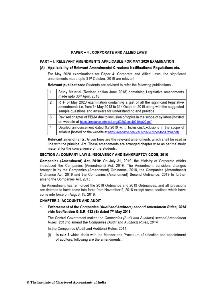 Law RTP May 2020 | PDF | Audit | Business