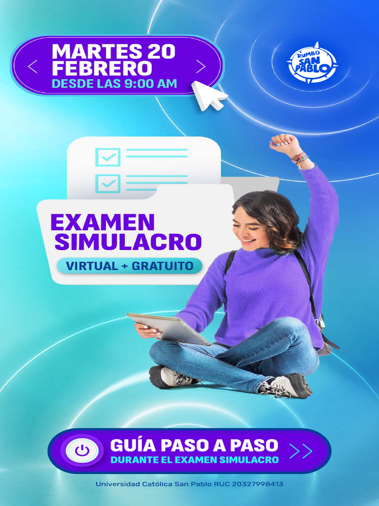 Examen Simulacro Guia Paso Paso Febrero 2024 | PDF