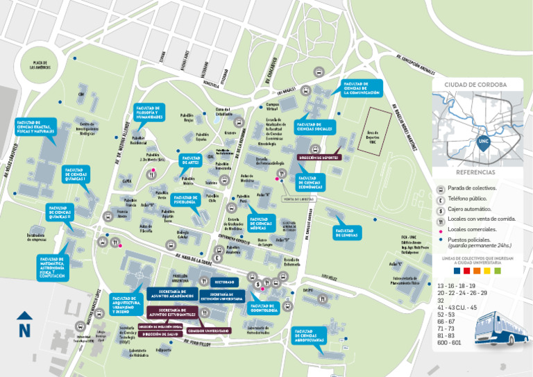 Mapa Ciudad Universitaria | PDF