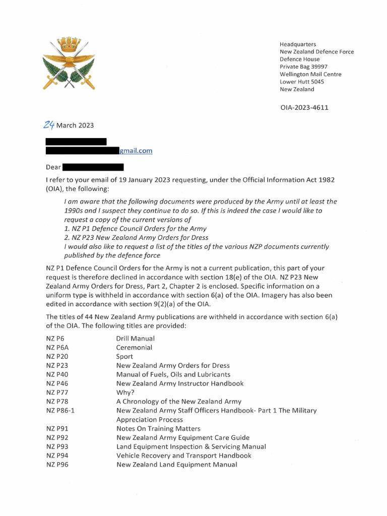 OIA 2023 4611 Army Dress | PDF | Clothing | Fashion