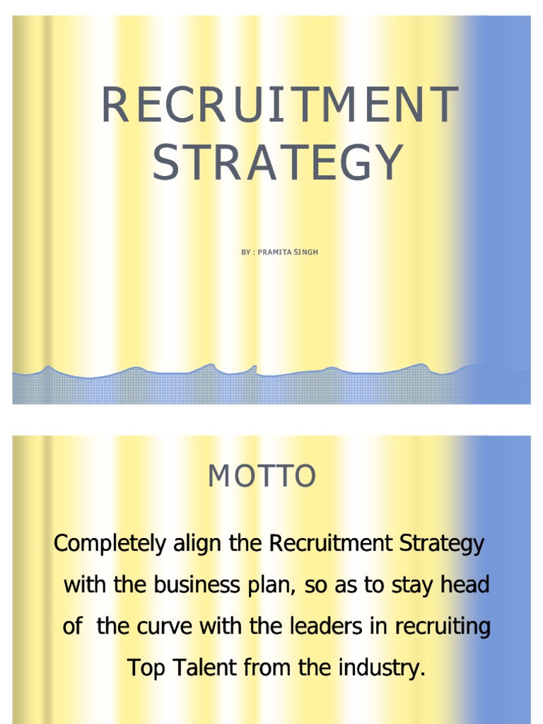 Recruitment Strategy 6931 | PDF