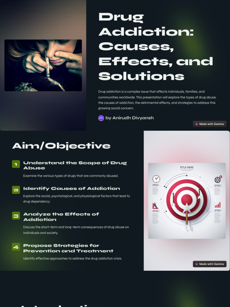 Drug Addiction Causes Effects and Solutions | PDF | Substance Abuse ...