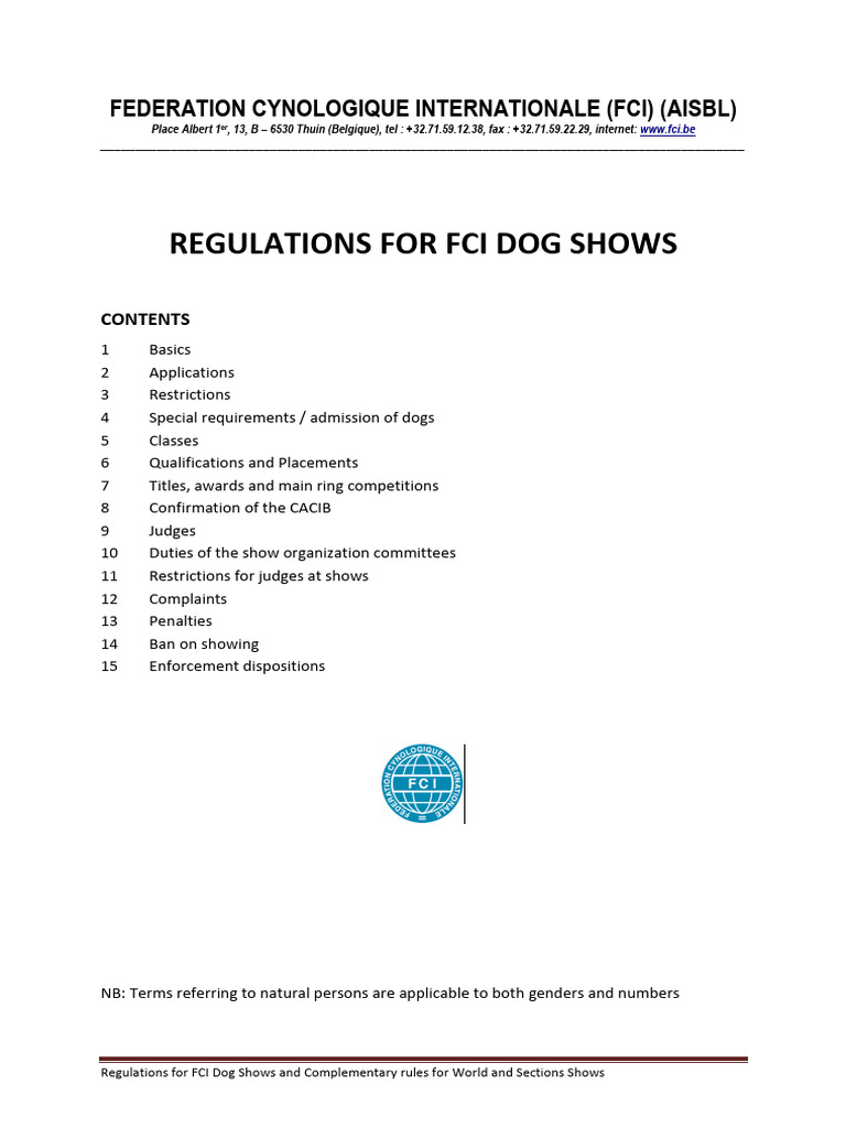 cacib | PDF | Dog Breeds | Dogs