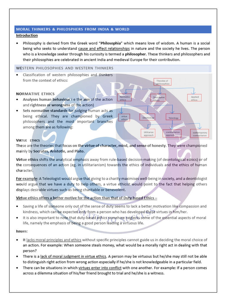 Moral Thinkers Philosphers Ethics | PDF | Noble Eightfold Path | Moksha