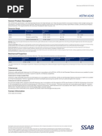 Data Sheet ASTM A36 | PDF | Structural Steel | Ultimate Tensile Strength