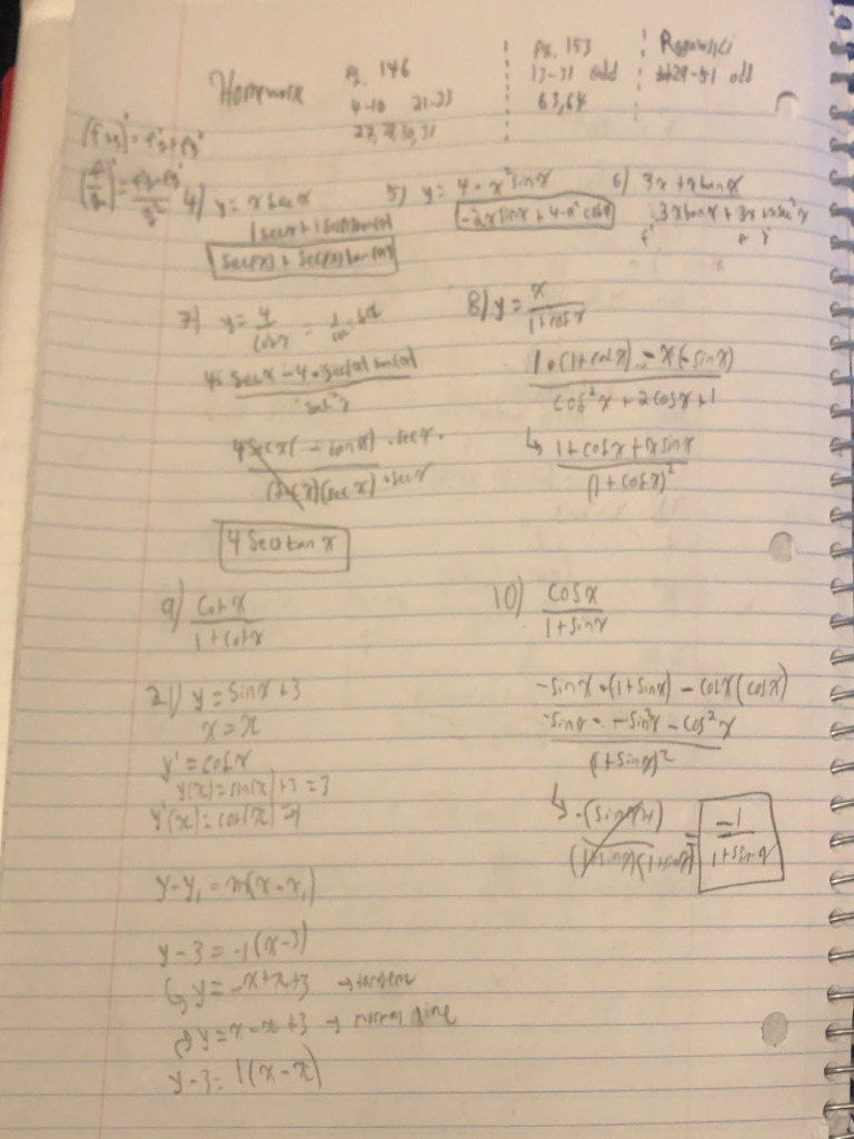Calc Week 9 Pt.2 (Nov 3, 2024 at 10 - 13 PM) | PDF
