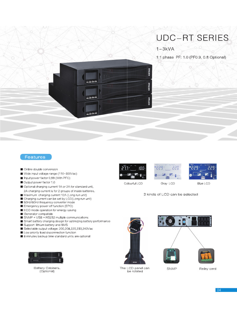 Udc-rt Series 1~3kva | PDF