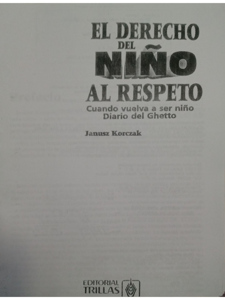 El Derecho Del Niño Al Respeto | PDF