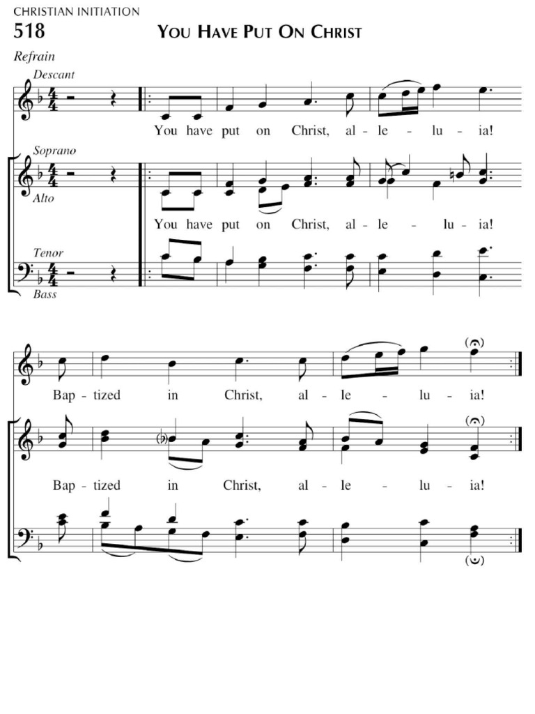 You Have Put On Christ | PDF